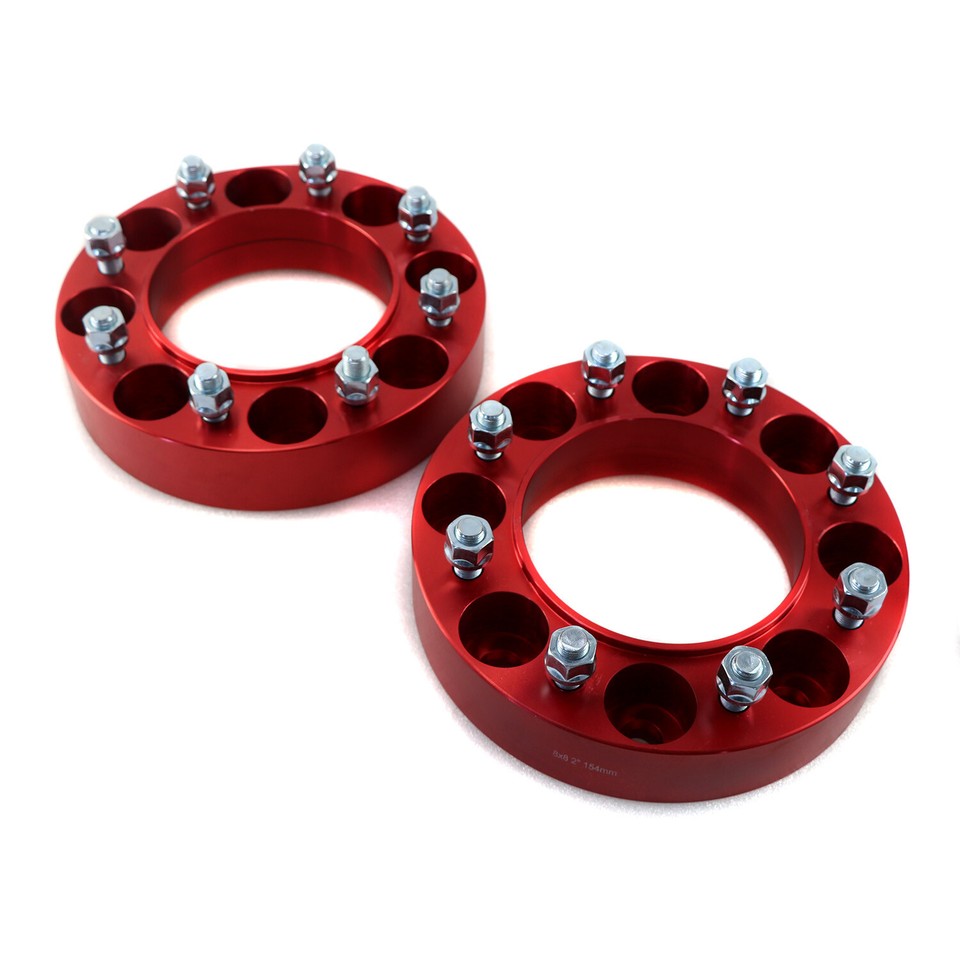 4pcs 2" Skid Steer Wheel Spacers 8Lug for Bobcat Case CAT John Deere ...