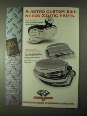 1999 Biker's Choice Xzotic Pan Covers Ad - Retro | eBay