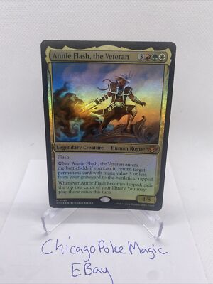 Annie Flash The Veteran Foil Mythic Magic MTG Outlaws of Thunder ...