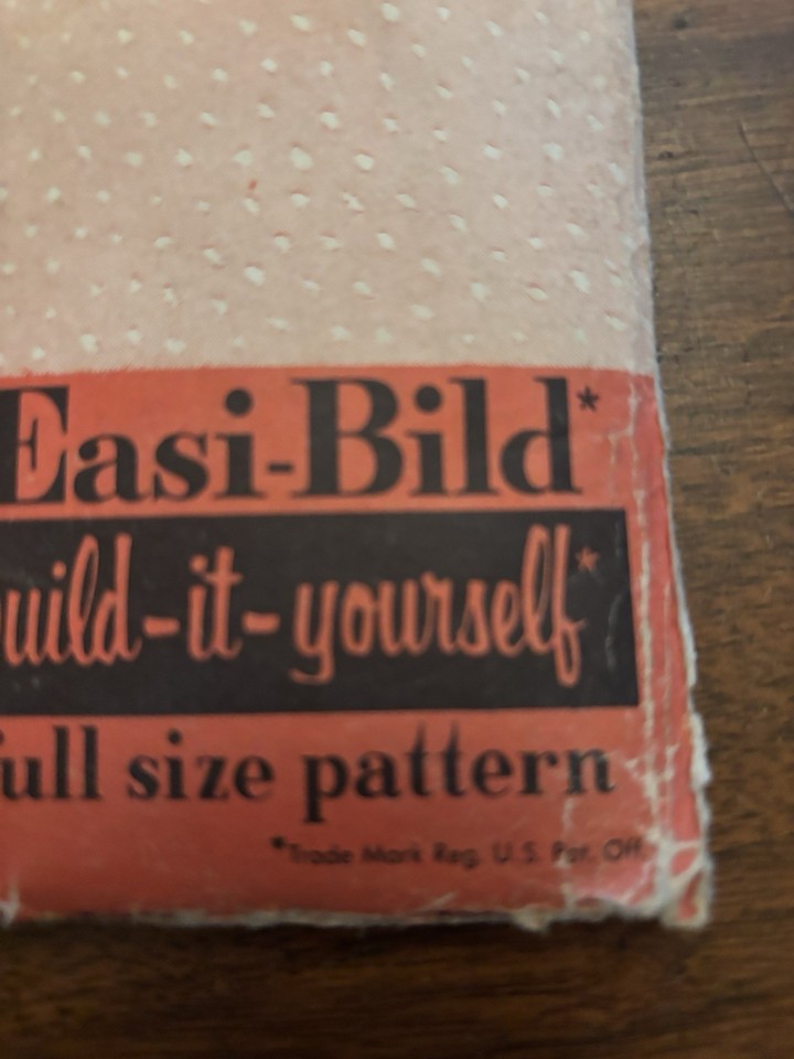 1955 Easi-Bild Build It Yourself Christmas Santa Claus No. 575 Life ...