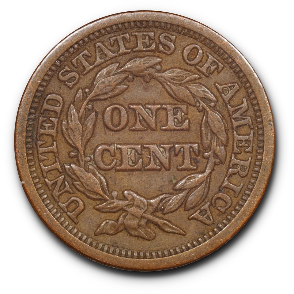 1849 US Braided Hair Large Cent Nice Grade | eBay