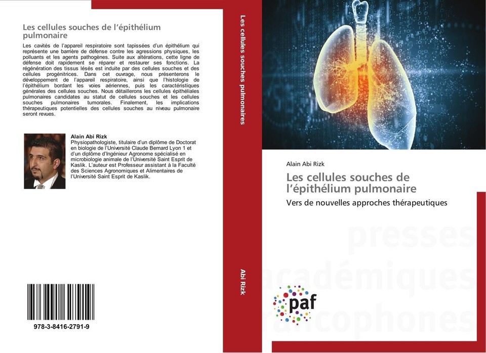 Les cellules souches de l'épithélium pulmonaire Alain Abi Rizk ...
