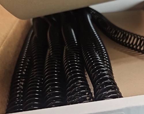 Premium Quality 12" Black Plastic Coil Binding Supplies, 18mm 100pcs | eBay