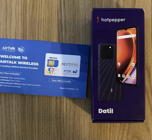 Hotpepper Datil Chilaca Cell Phone With Air voice New Sim Card New ...