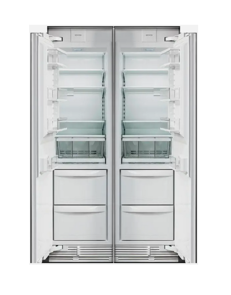 Sub-Zero Panel Ready 48" Designer Columns Refrigerator Freezer IC-24CI ...