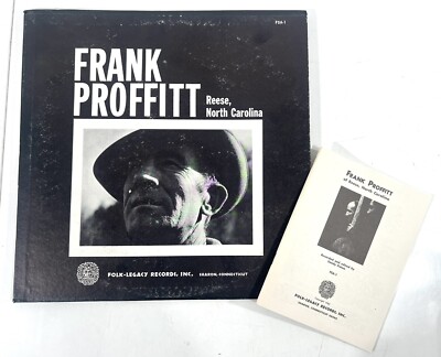 Frank Proffitt Reese, North Carolina LP 1962 Folk-Legacy Records w ...