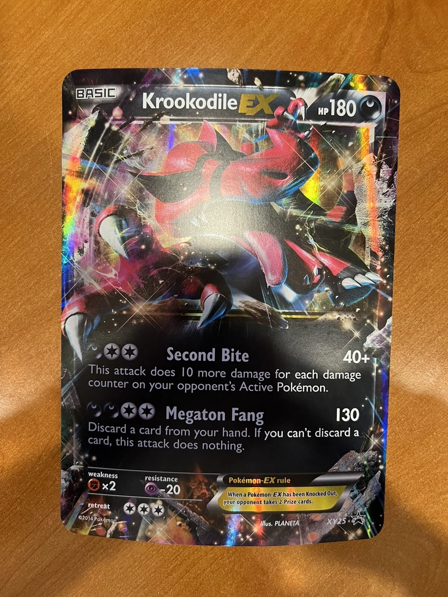 Pokemon Krookodile Ex Card