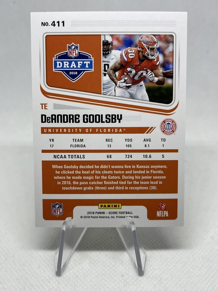 DeAndre Goolsby 2018 Score #411 Rookie | eBay