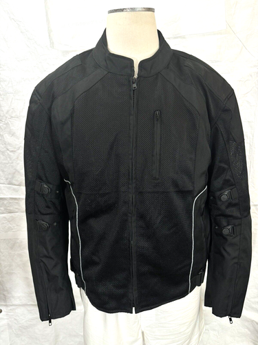 Vance Leather Black Motorcycle Jacket w/Zip Out LIner & Armor Women's ...