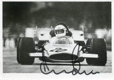 Derek Bell autograph British F1 driver 1968-1974 photo signed | eBay
