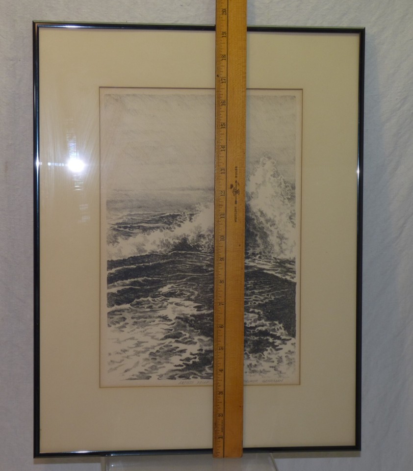 Lake Erie Seascape Artist Proof Print Signed Kathy Palmer Genzman ...