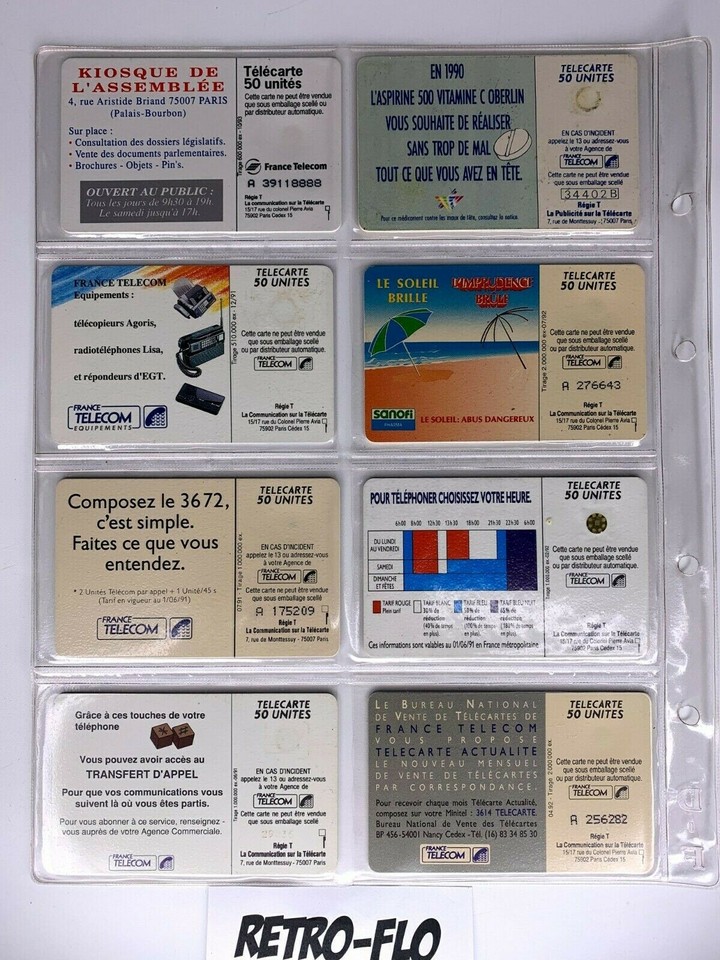 Lot Of 8 Phone Cards + Card Protectors - Vintage Rare Collector | eBay UK