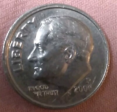2000 P ROOSEVELT DIME ERROR--NICE STRUCK OFF CENTER ERROR | eBay