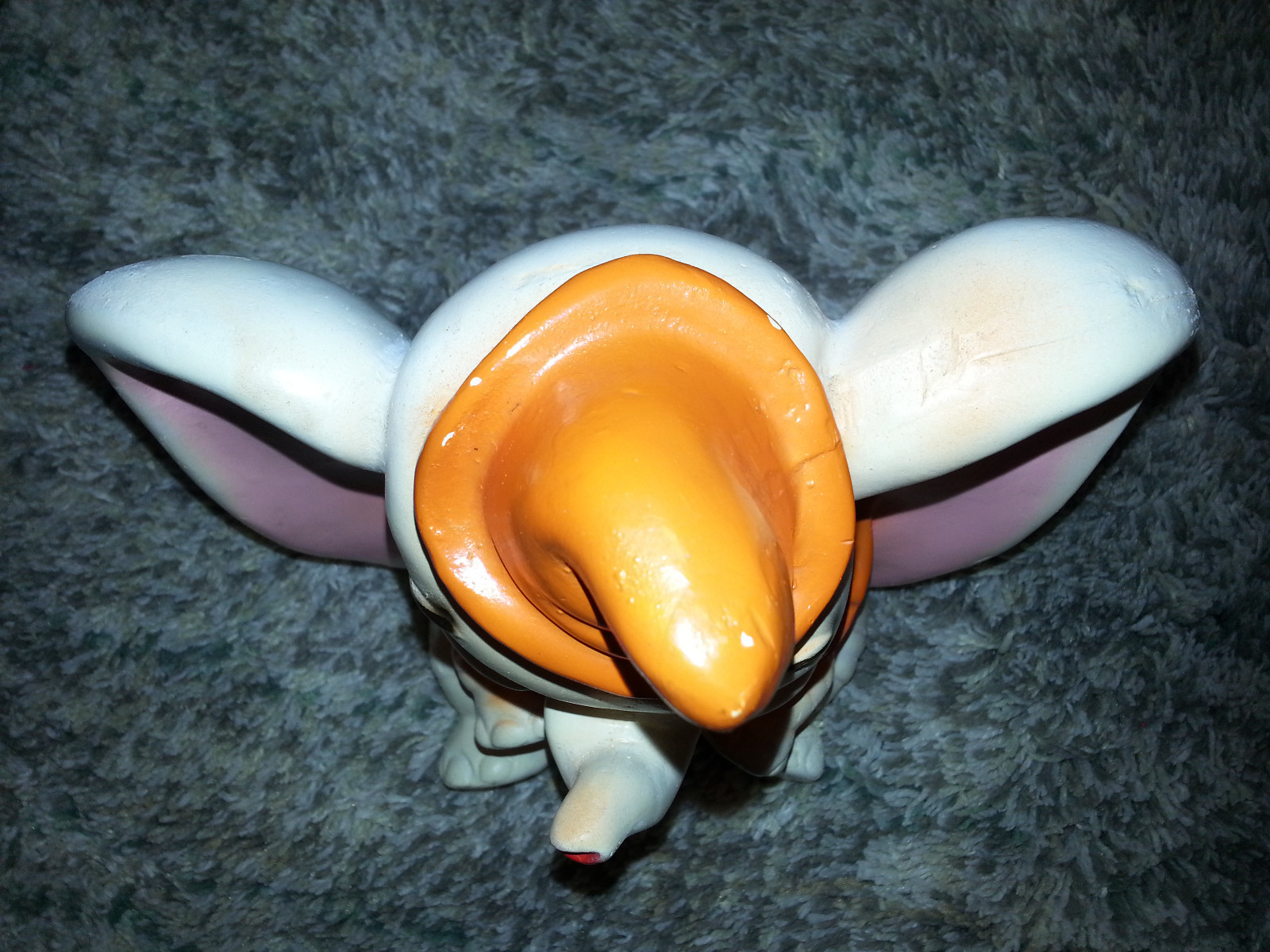 Vintage WALT DISNEY Old Fashioned DUMBO Coin BANK FIGURINE Collectible ...