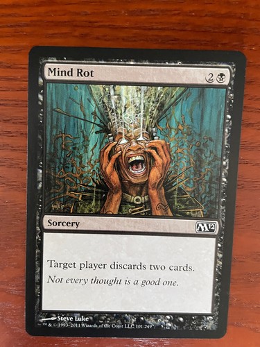 MTG Mind Rot SINGLE USED EXCELLENT CONDITION SEE PHOTOS | eBay