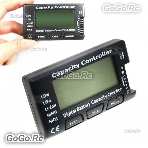 RC CellMeter-7 Digital Battery Capacity Checker For NiMH Nicd LiFe LiPo ...