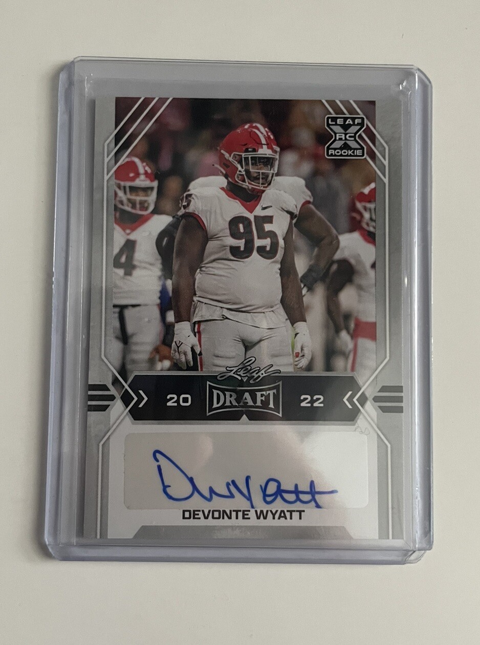 2022 Leaf Draft - Autographs #BA-DW2 Devonte Wyatt (AU, RC) for sale ...