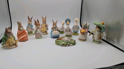 Beatrix Potter Poorly Peter Rabbit Figurine BP3B Warne Beswick Vintage ...