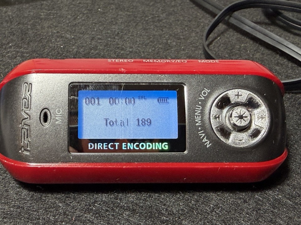 iRiver IFP-899 MP3 Player and Voice Recorder Radio 1GB | eBay