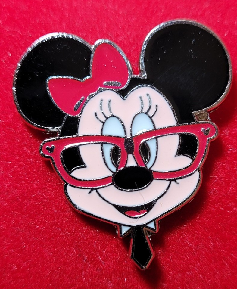 Disney Trading Pin, Nerds Rock! Head, Minnie Mouse, 2012 e | eBay