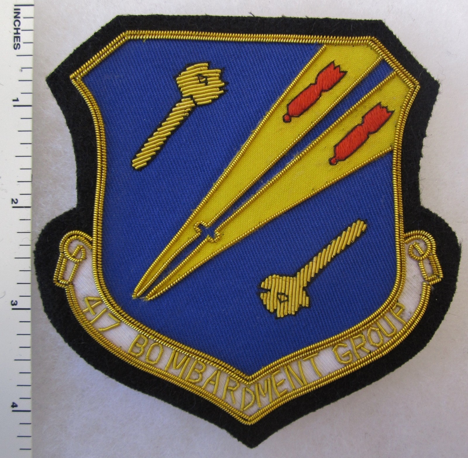 417th BOMB SQUADRON AIR FORCE POCKET PATCH Bullion Custom Made for USAF ...