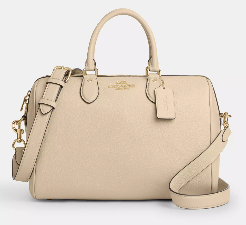 NWT Coach Rowan Large Satchel Bag In Signature Canvas CV960/CV959 | eBay