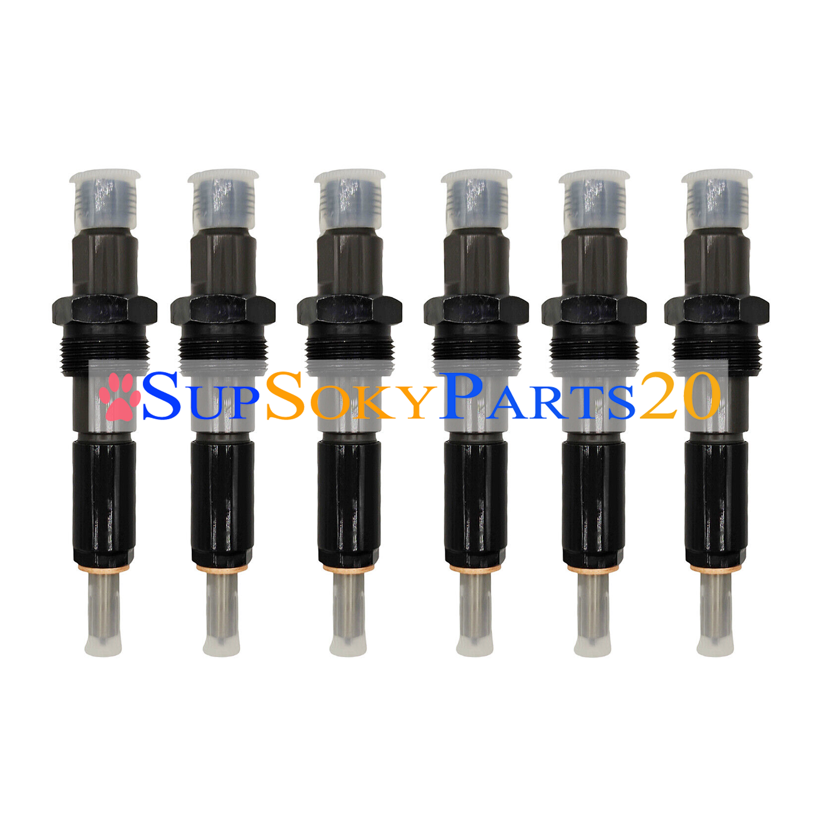New 6 pcs Fuel Injector 3802677 3929490 for Cummins 5.9L ISB Engine ...