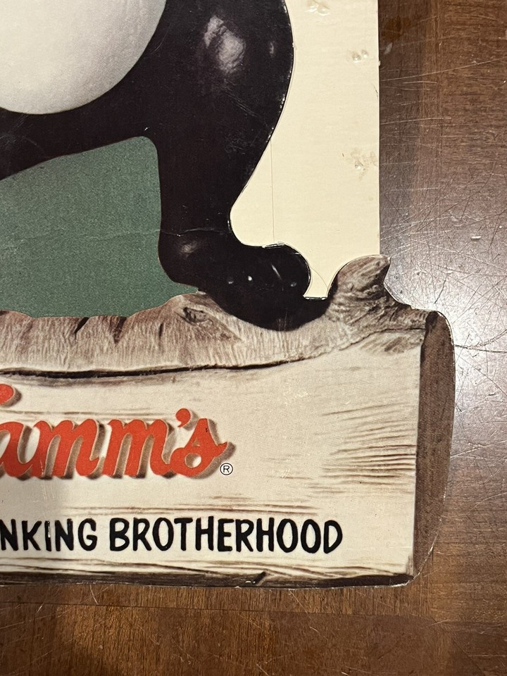 Vintage Hamm's Easel Back Countertop Calendar Display Sign Cardboard ...