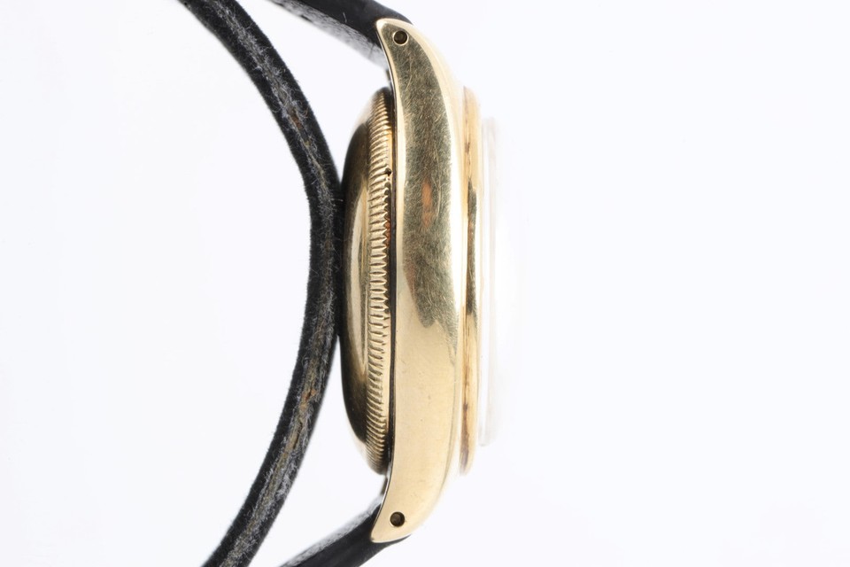 Rolex Oyster Perpetual "Bubble Back" 5015 14K Yellow Gold 32mm Men's ...