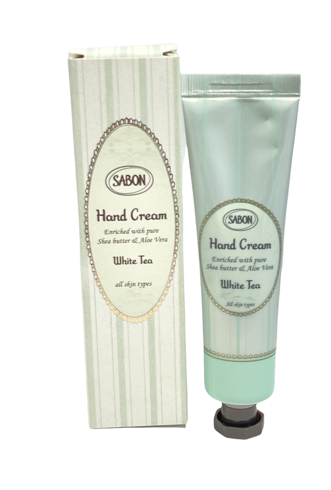 Sabon Hand Cream Enriched w/ Pure Shea Butter & Aloe Vera White Tea 1 ...