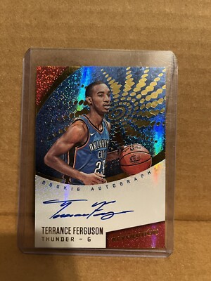 2017-18 Panini Revolution Terrance Ferguson Rookie RC On Card Auto ...