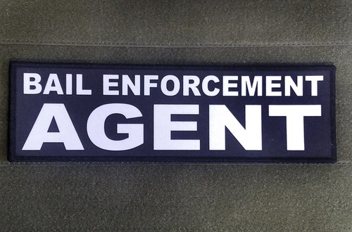 BAIL ENFORCEMENT AGENT 3X10 Patch for Plate Carrier with Hook Backing ...