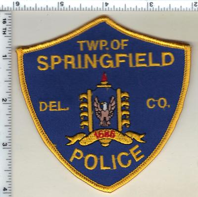 Springfield Township Police (Pennsylvania) Shoulder Patch from 1991 | eBay