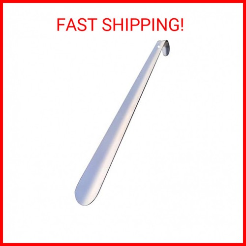 SUNUNICO Long Handled Metal Handled Shoe Horn (Heavy Duty), 16.5 Inch ...