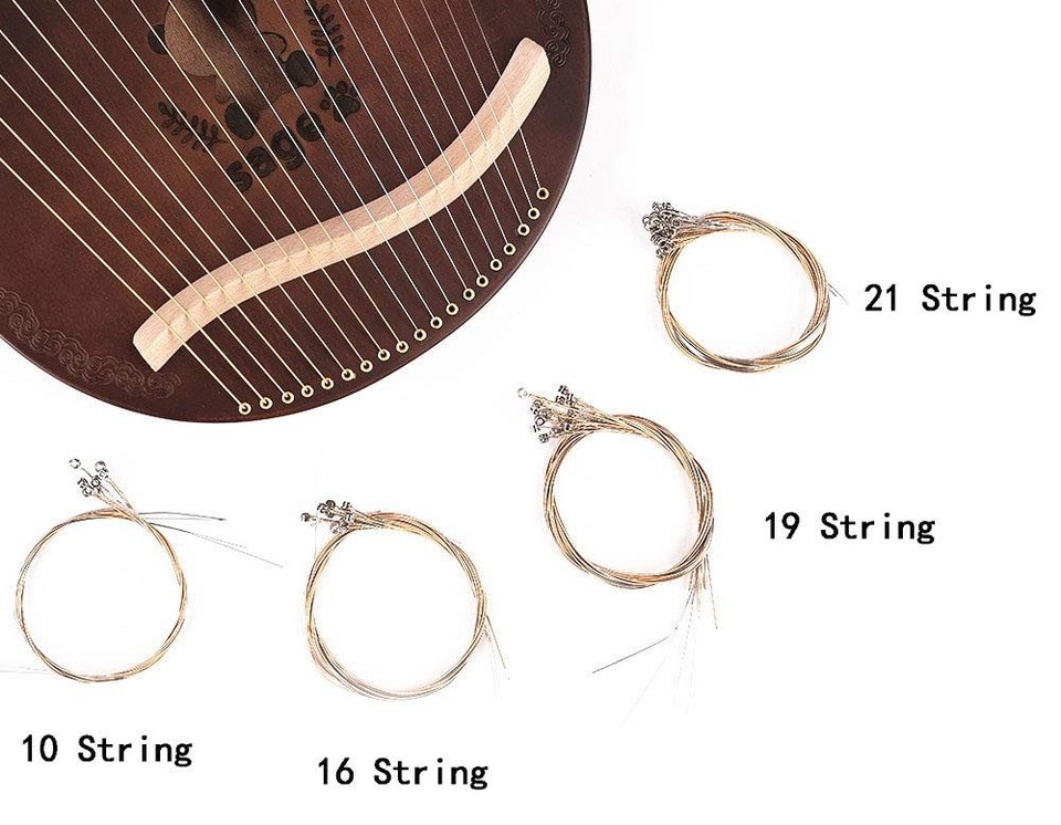 Sets of 16 Lyre Harp Strings Replacement Metal String for 16 Set ...