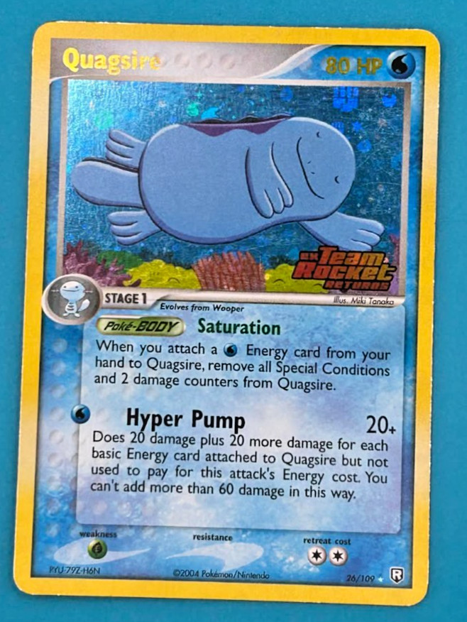 Quagsire 26/109 - Rare Card | Team Rocket Returns (ex7-26)
