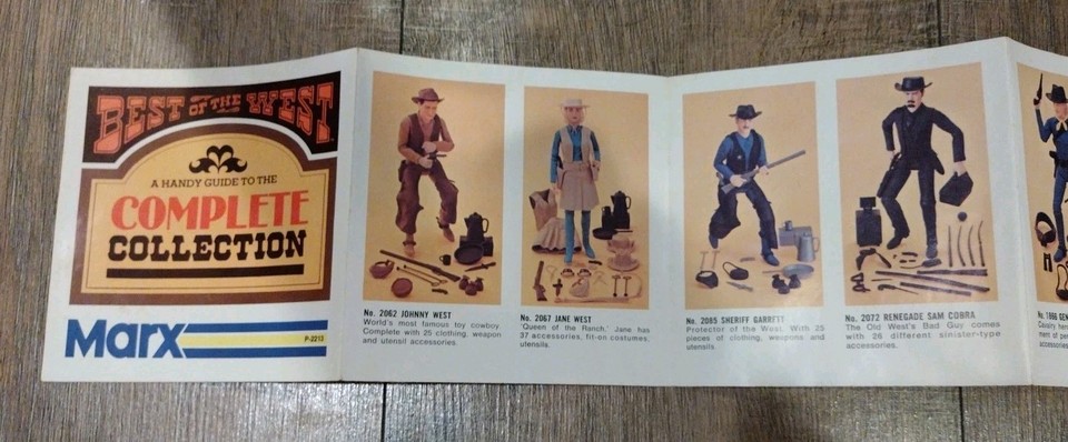 1970's Marx Johnny West More Best of the West Complete Collection Guide ...