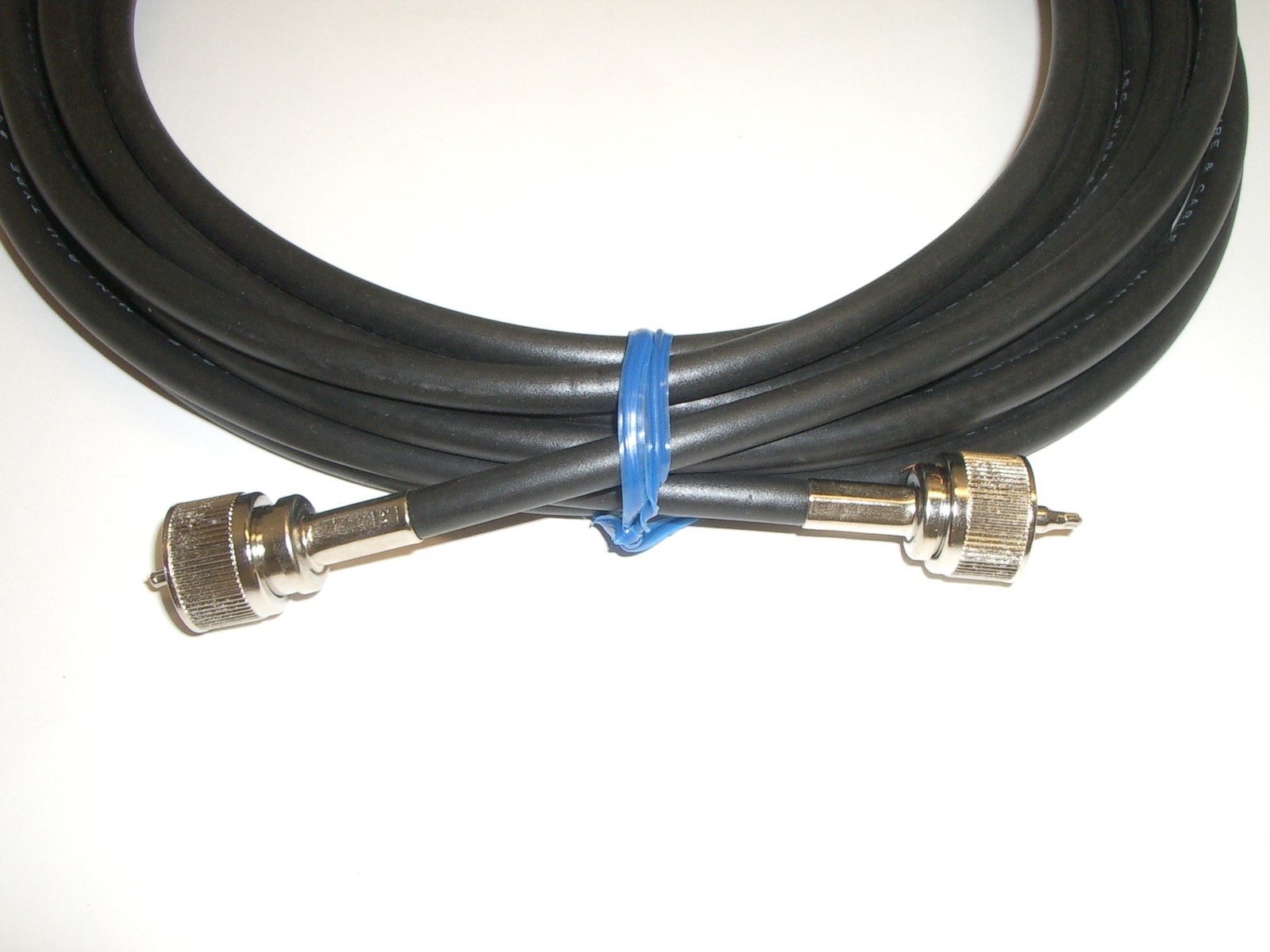 JSC 20FT RG-8X ANTENNA COAX COAXIAL PATCH CABLE BLACK w/ PL-259 ...