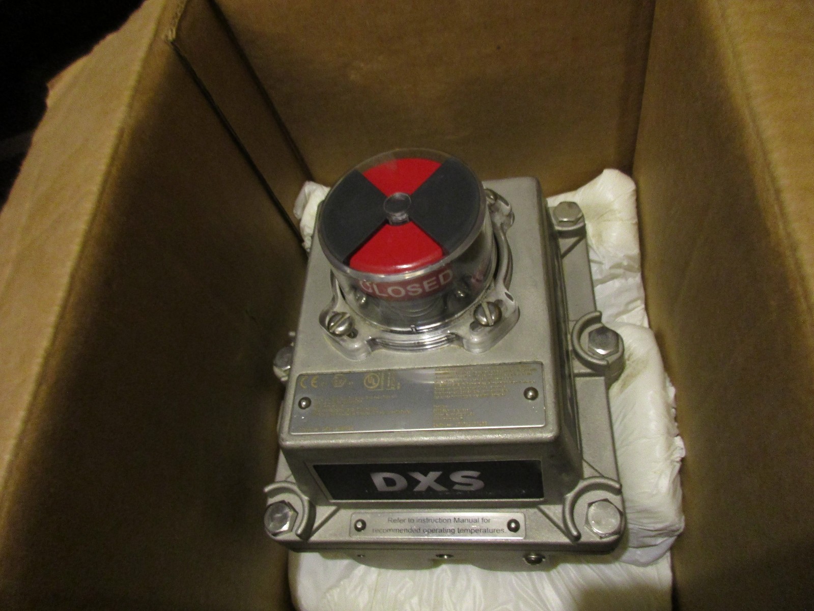 NEW EMERSON TOPWORX DXS-L21GMEB ACTUATOR 3/4" NPT STANDARD GREEN OPEN RED CLOSED | eBay