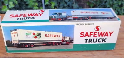 Vintage Safeway Tin Friction Semi Truck 182B Made In Japan ☆In Original ...