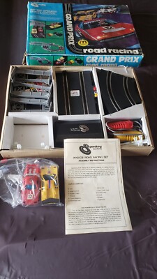 SLOT CAR Speedking Grand Prix Vntg Toy Racing Battery Operated 7642 ...