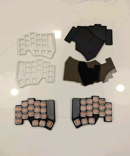 Chocofi Split Keyboard & Extra Cases, zmk Wireless Klp Lamé Keycap ...