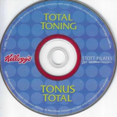 Kellogg's Total Toning DVD VIDEO WORKOUT shape body tone abs legs arms ...
