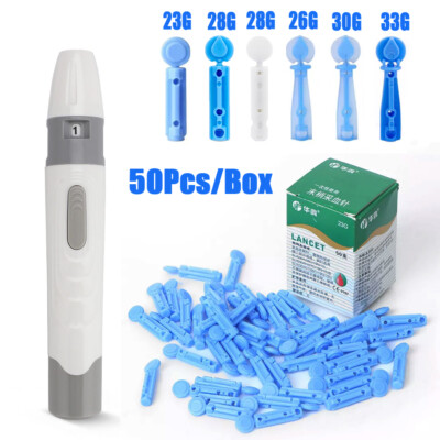 Lancet Pen Blood Sampling Glucose Lancing Device - for Diabetics Blood ...