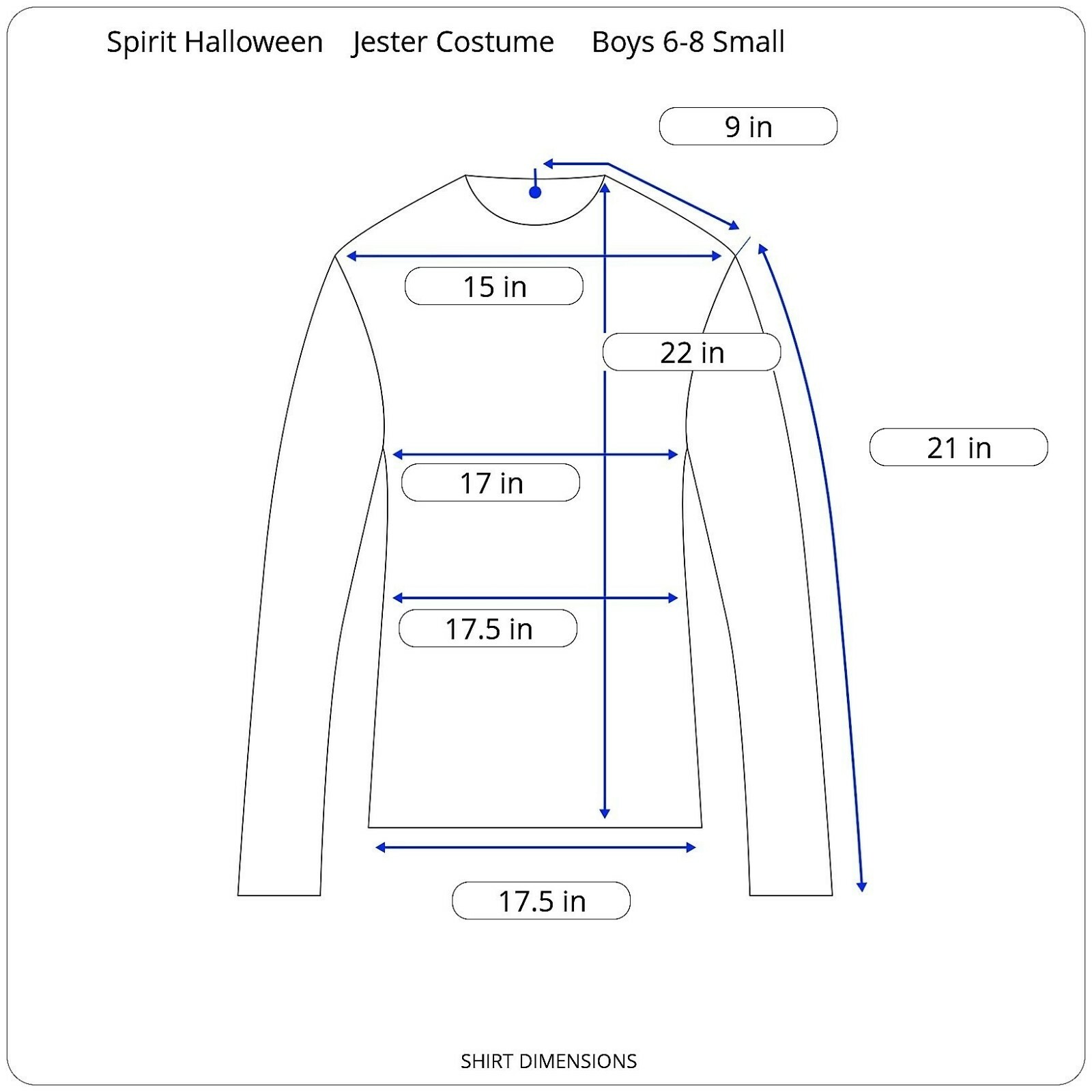 Theatrical Costume Evil Jester Boys Size 6-8 Small Black White Complete ...