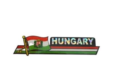 Hungary Bumper Sticker / Flag Sticker / "3 x 11 3/4" Bumper Sticker | eBay