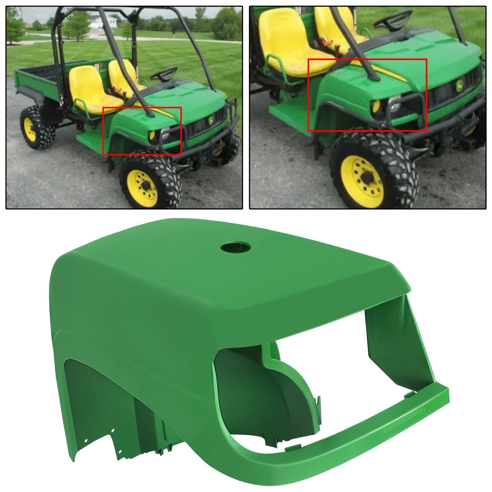 Front Right Fender For John Deere Green - Gator 620i 850D HPX replace ...