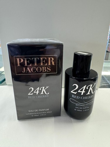 PETER JACOBS 24k RED CHERRY EDP 100 ML / 3.4 OZ SPRAY SEALED BOX BRAND ...