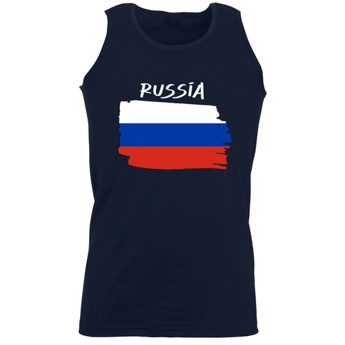 Russia Country Flag Nationality - Singlet Vest Unisex Tank Top | eBay ...