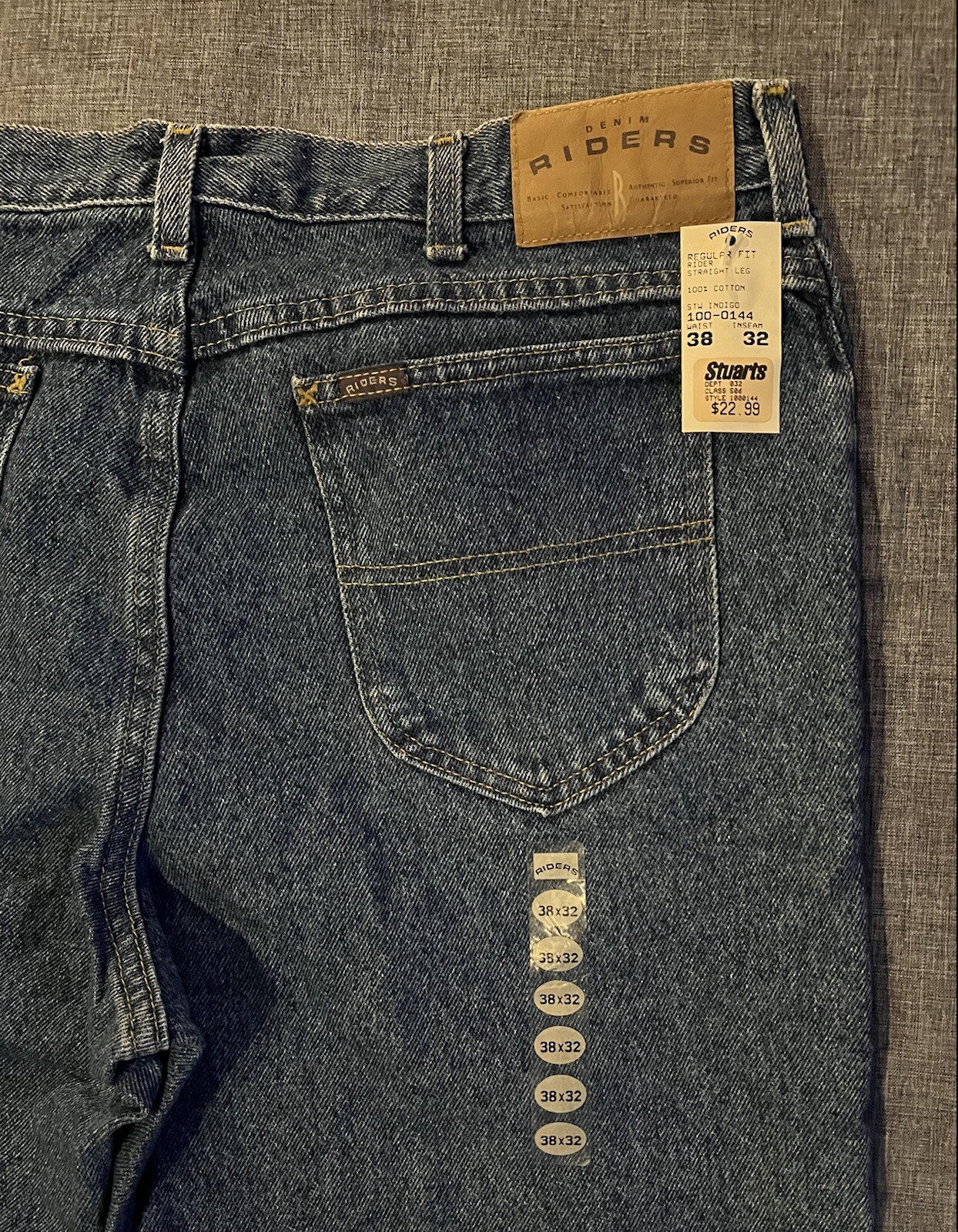 Denim Riders Jeans Men's Size 38x32 Classic Denim Pants - NWT! | eBay